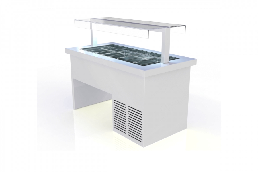 Salad bar ΑΤS ψυχόμενο ECO - inox24